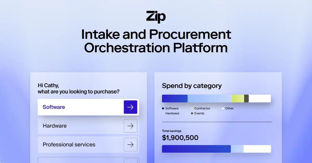 Zip: World's leading AI-powered complete procurement orchestration platform | Zip